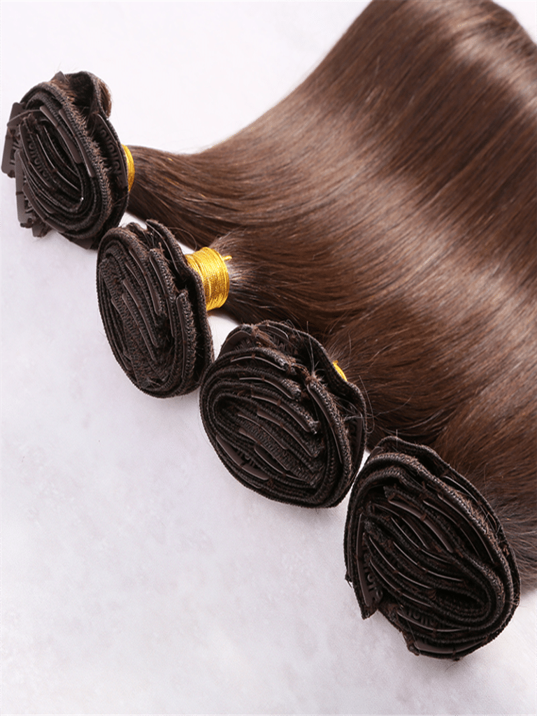 Machine Weft Hair Extensions Best Quality Cuticle Hair Double Drawn ...