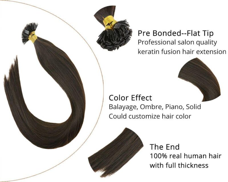 flat tip | Super Remy Hair®|Hair Extensions Factory | Customer's Made