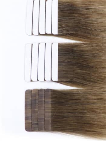 Mini Tape Hair Extensions Best Quality Cuticle Hair Double Drawn Dark ...