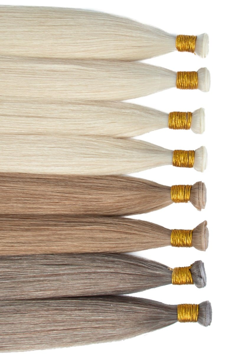 Genius Wefts Hair Extensions Best Quality Cuticle Hair Double Drawn ...