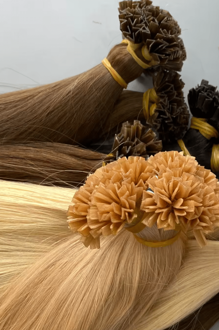 Clip In Hair Extensions Best Quality Cuticle Hair Double Drawn Dark ...