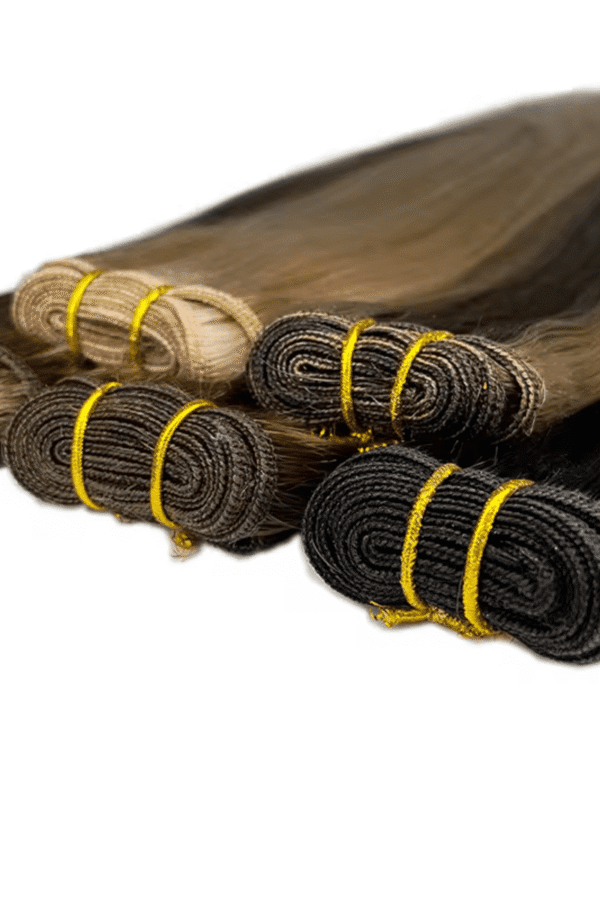 Machine Weft Hair Extensions Best Quality Cuticle Hair Double Drawn ...