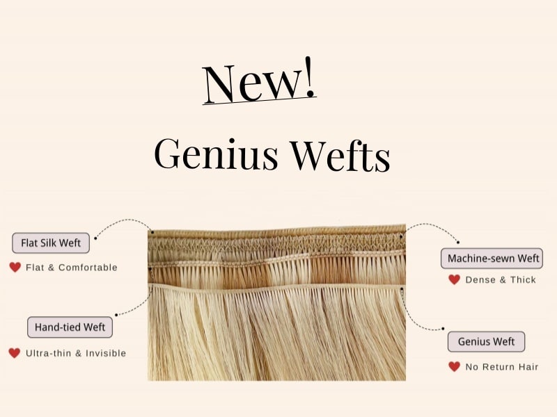 Hair Wefts Allow You To Choose Your Attachment Method
